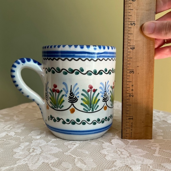 Vintage | Dining | Vintage Floral Mug Ceramic Spanish Stoneware Pottery ...